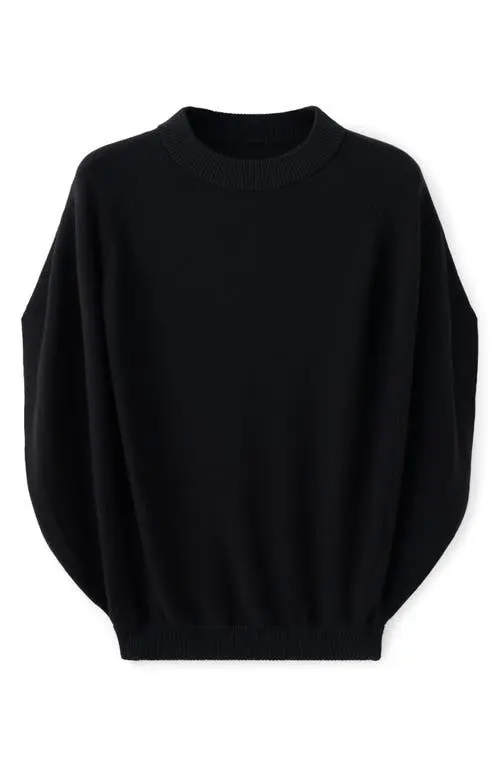 Mango Crewneck Cotton Ribbed Sweater