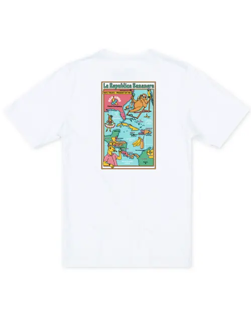 BAJA LLAMA La Republica Bananeragraphic T-shirt