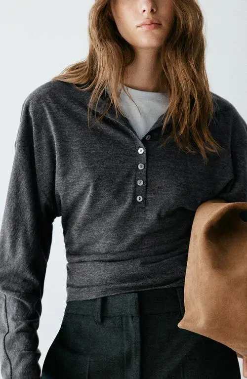 Mango Henley Sweater