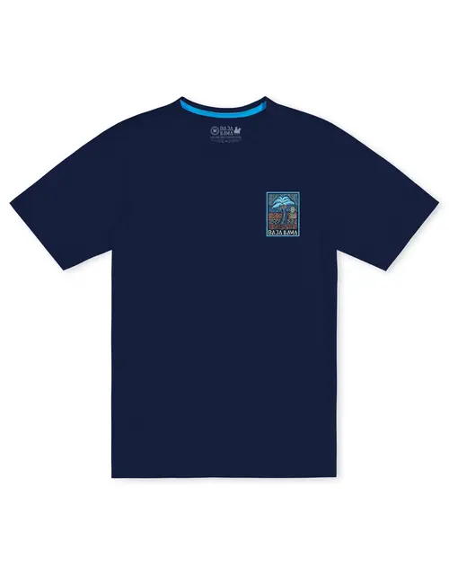 BAJA LLAMA Electric Palm Graphic Tee