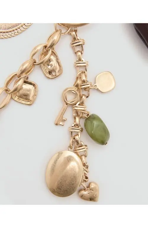 Mango Multi-charm Keychain