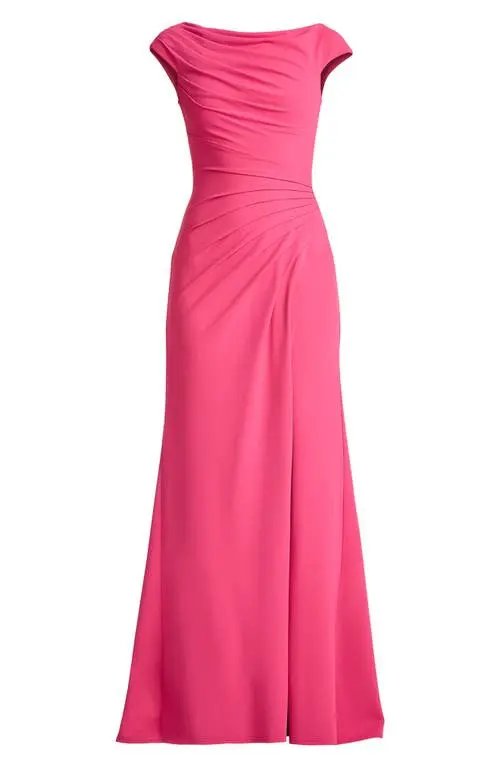 Tadashi Shoji Nanea Draped Gown
