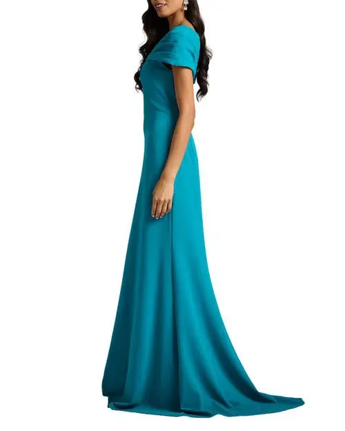 Tadashi Shoji Rafner Twist Neck Gown