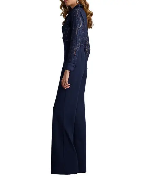 Tadashi Shoji Deacon Collar Jumpsuit