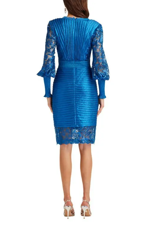 Tadashi Shoji Lovell Bishop Sleeve Dress