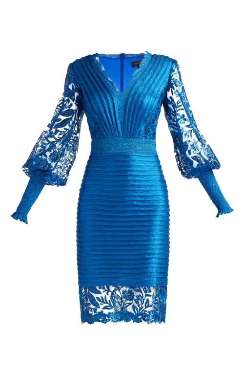 Tadashi Shoji Lovell Bishop Sleeve Dress