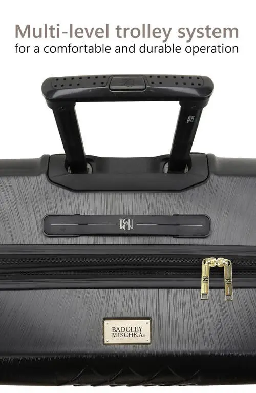 Badgley Mischka Diamond 3 Piece Expandable Chic Luggage Set