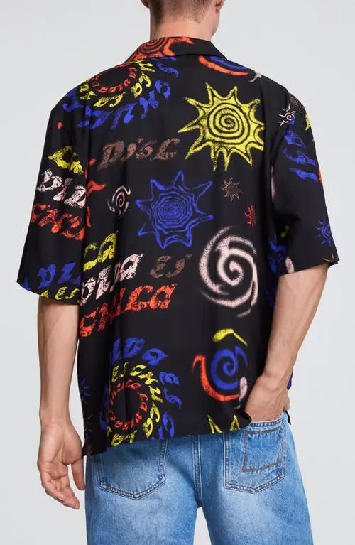 Desigual Printed Camo Shirt