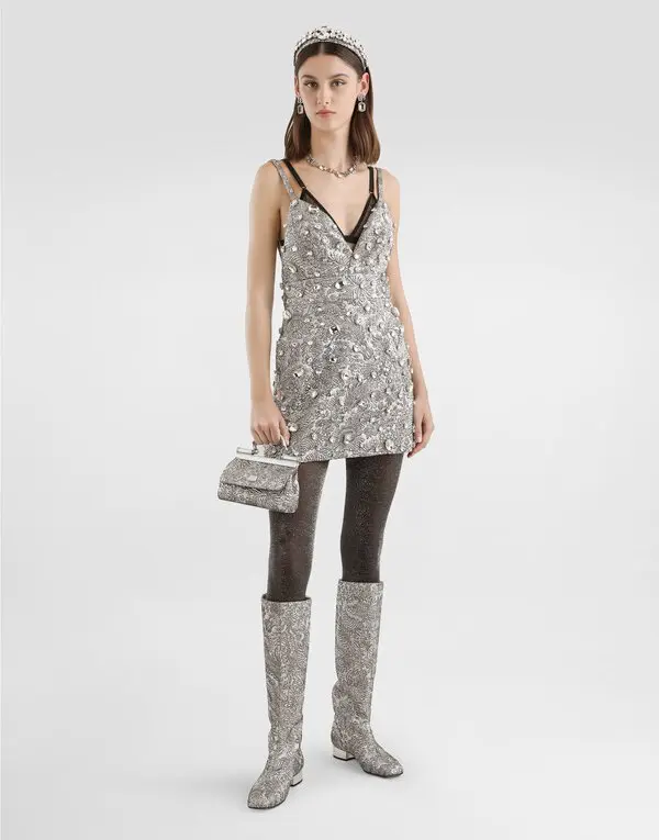 Dolce & Gabbana Sequin Crop Top