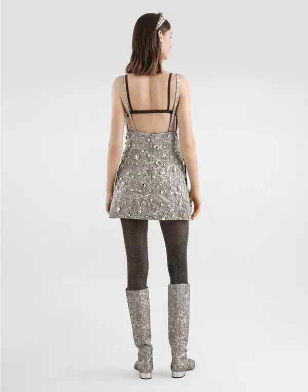 Dolce & Gabbana Sequin Crop Top