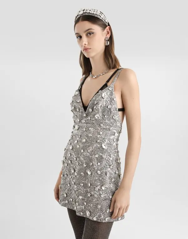 Dolce & Gabbana Sequin Crop Top