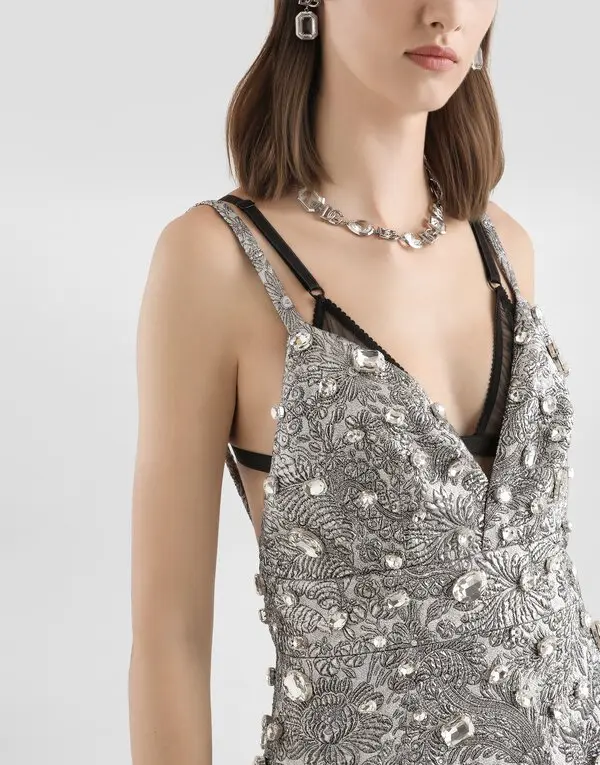Dolce & Gabbana Sequin Crop Top