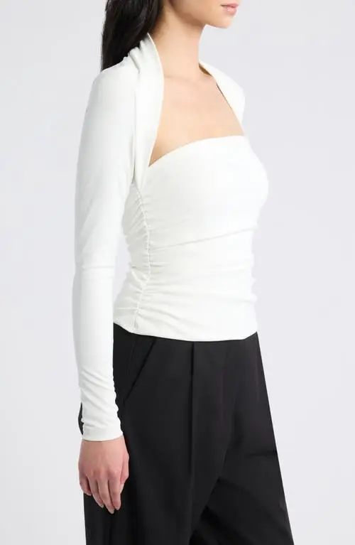 HELLO MOLLY Refined Routine Square Neck Top