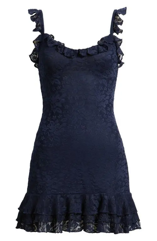 HELLO MOLLY Little Sultry Lace Minidress