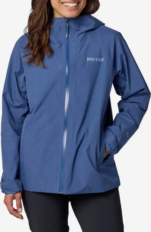MARMOT Waypoint Gore-tex Waterproof Rain Jacket - Blue Currant