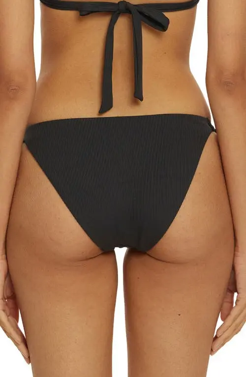 BECCA By Rebecca Virtue Moderate Coverage Side Tie Swim Bottoms