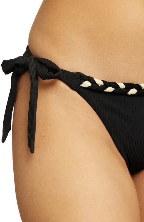 BECCA By Rebecca Virtue Moderate Coverage Side Tie Swim Bottoms