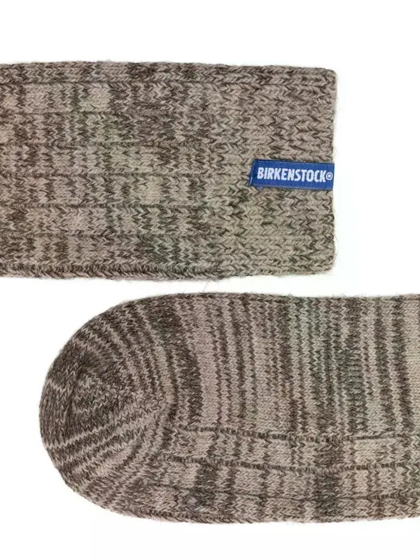 BIRKENSTOCK Ribbed-knit Marl Socks