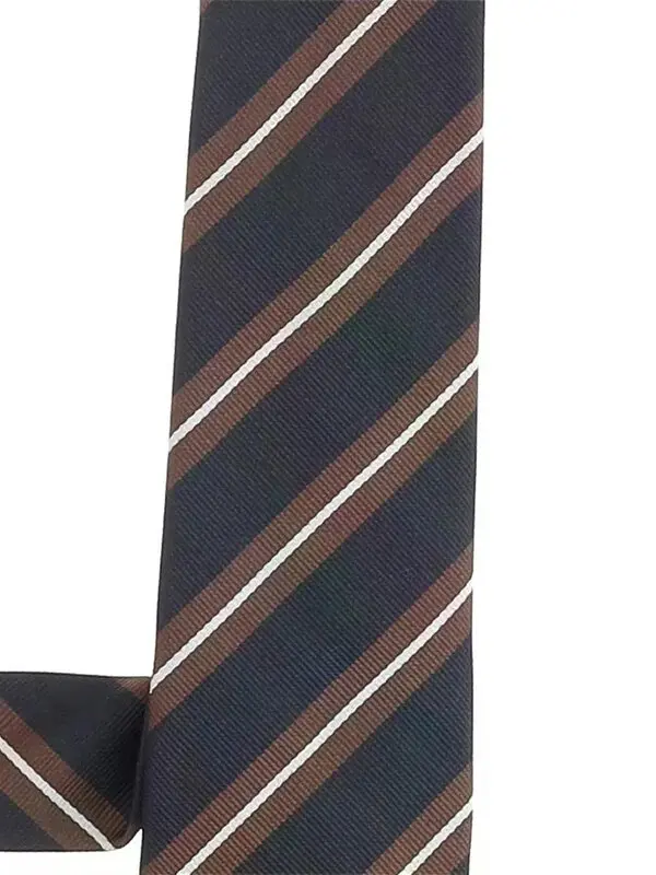 BOSS Silk-blend Tie With Diagonal Stripes