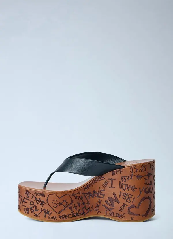 Chloé Maxime Wedge Sandals