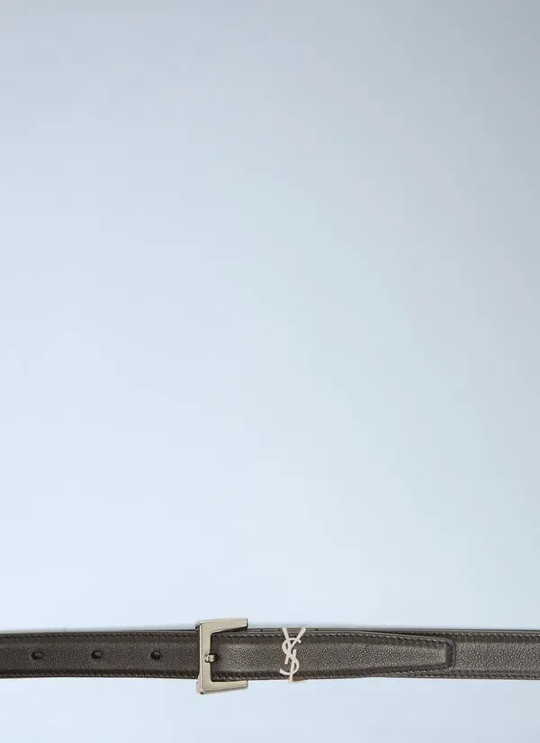 Saint Laurent Cassandre Thin Belt