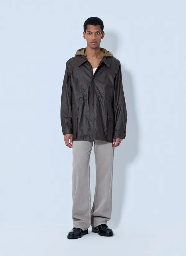 LEMAIRE Hooded Waxed Jacket