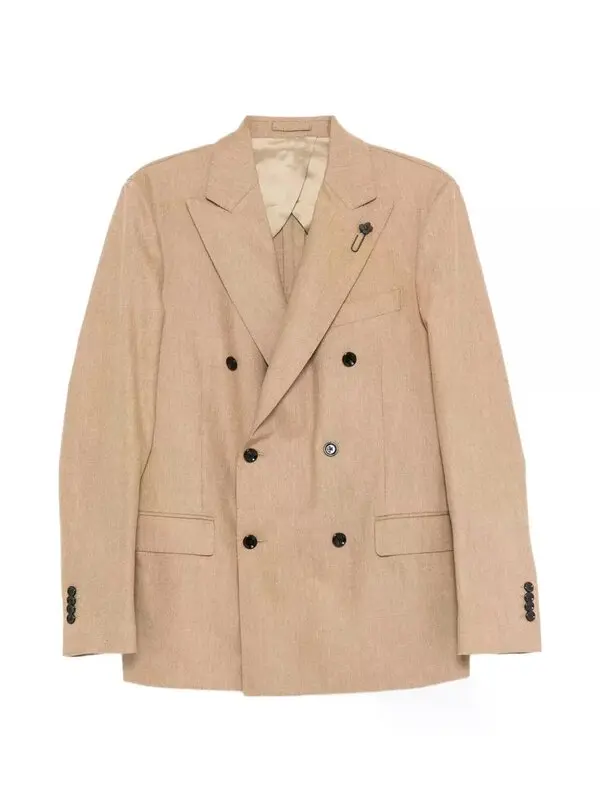LARDINI Double-breasted Peak-lapels Blazer