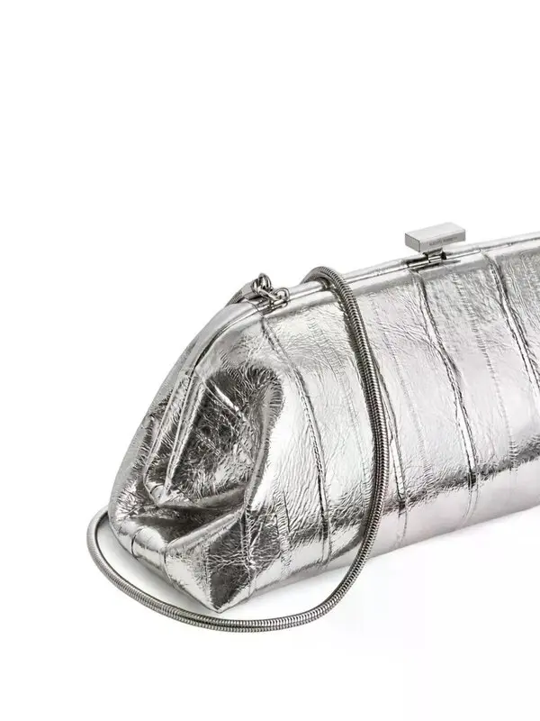 Alberta Ferretti Mini Eel Leather Clutch Bag
