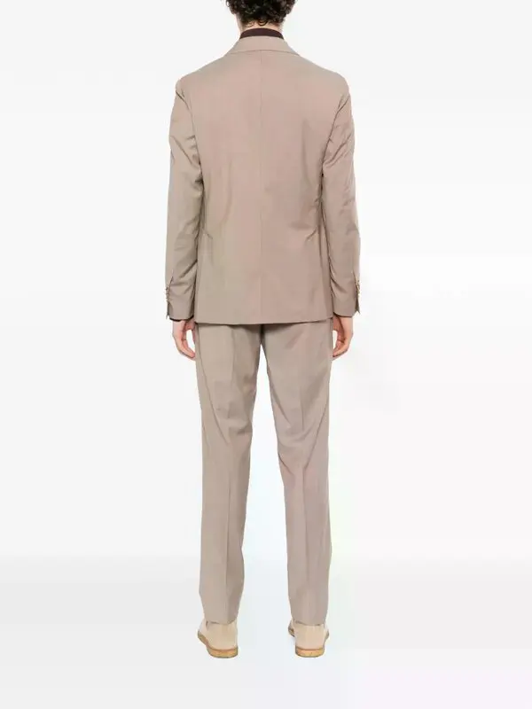 LARDINI Double-breasted Peak-lapel Suit