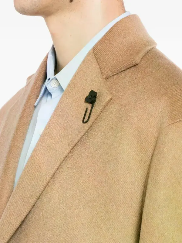 LARDINI Single-breasted Notched-lapel Coat