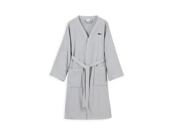 Lacoste Classic Pique Cotton Terry Bath Robe Robe Cotton/pique/terry - Micro Chip
