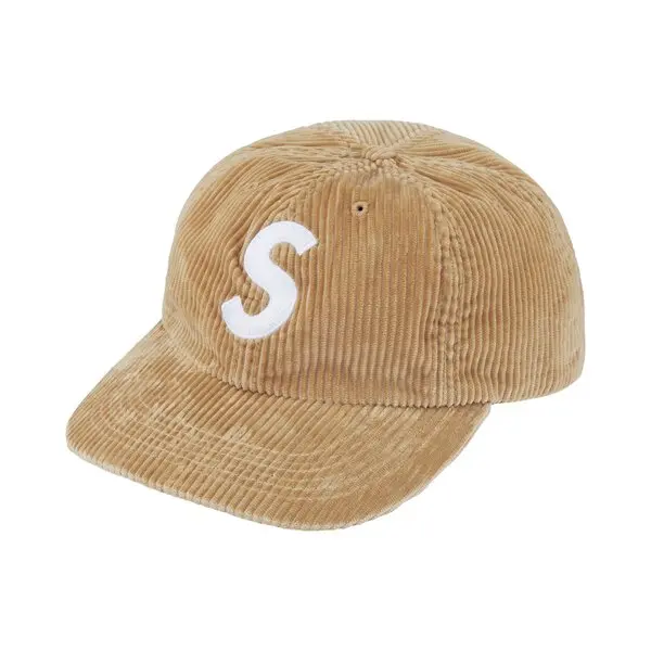 Supreme S Logo Corduory 6-panel 'khaki