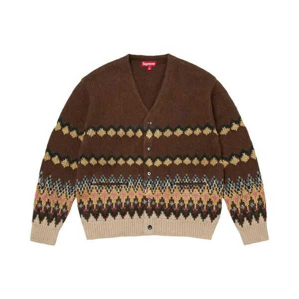 Supreme Metallic Fair Isle Cardigan