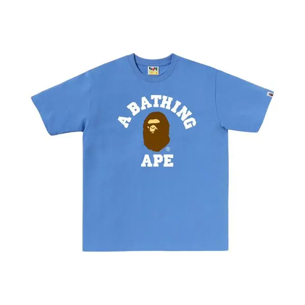 A BATHING APE College Tee - Blue