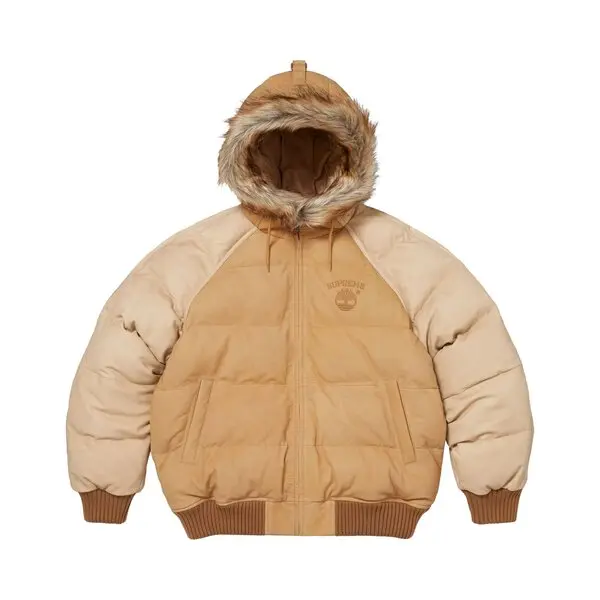 Supreme X Timberland Suede Puffer Jacket