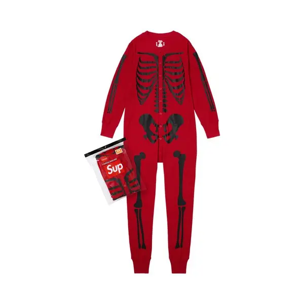 Supreme X Hanes Bones Thermal Union Suit