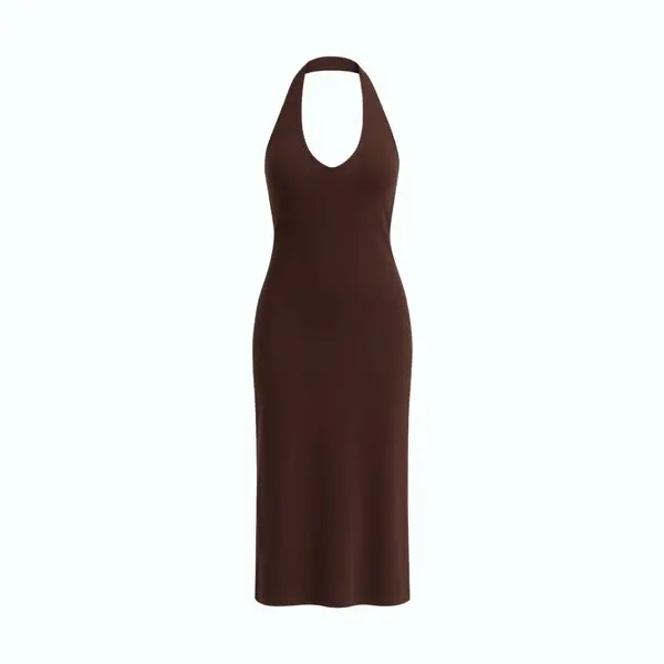 MONLICIA Orion Halter Cotton Midi Dress