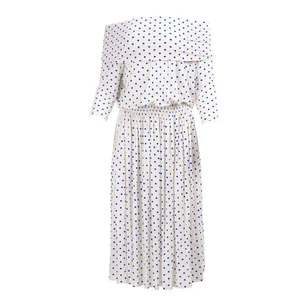 KRISTINIT Jersey Polkadot Mounia Dress