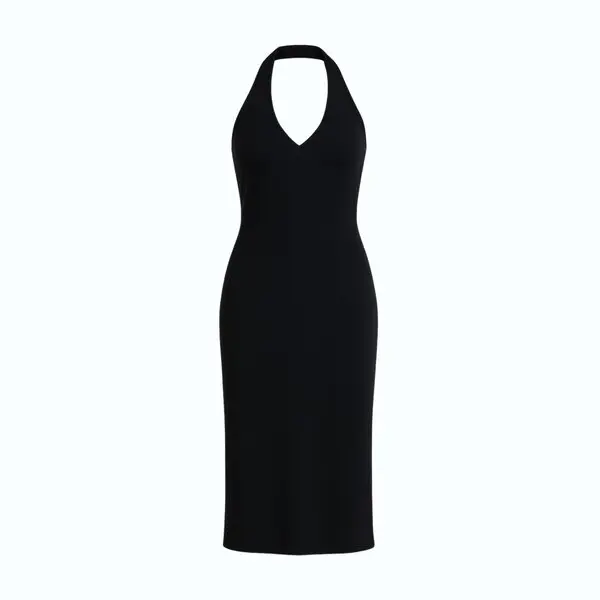 MONLICIA Orion Halter Cotton Midi Dress