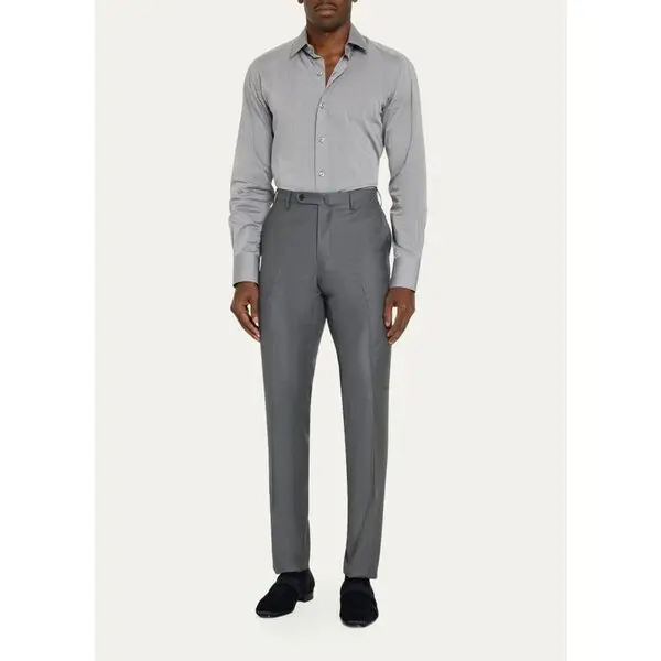 Incotex Batavia Flat-front Trousers