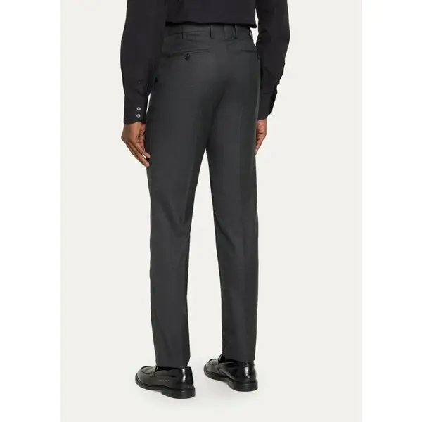 Incotex Sharksin Wool Flat-front Trousers - Grey