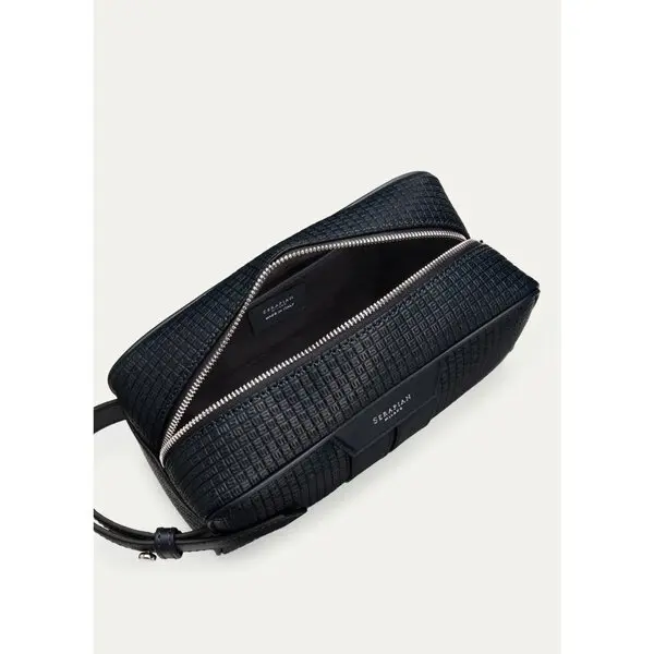 SERAPIAN Stepan Leather Toiletry Bag