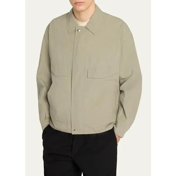 THE ROW Vana Cotton Blouson Jacket