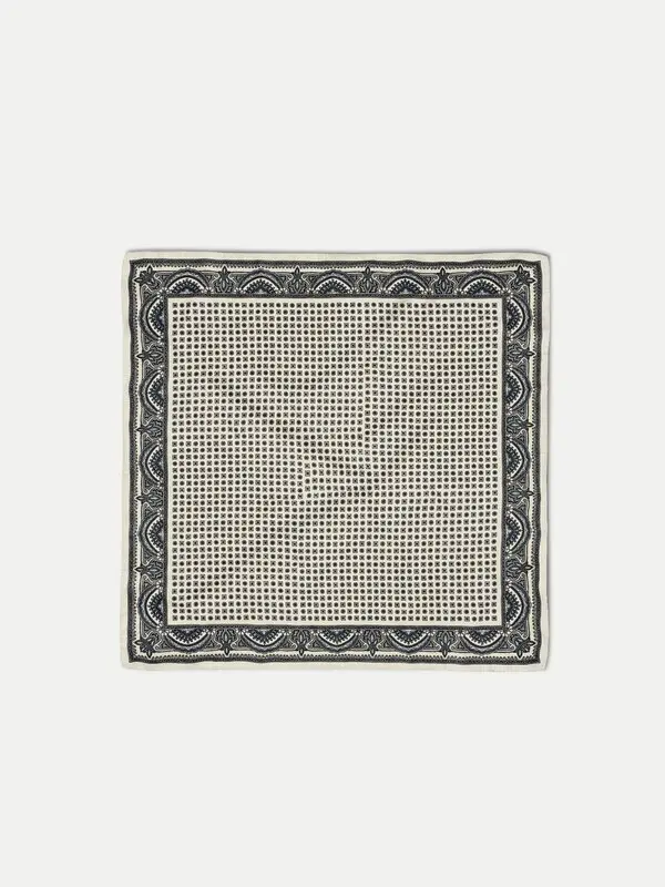 Veronica Beard Sava Silk-blend Scarf - Ecru Multi