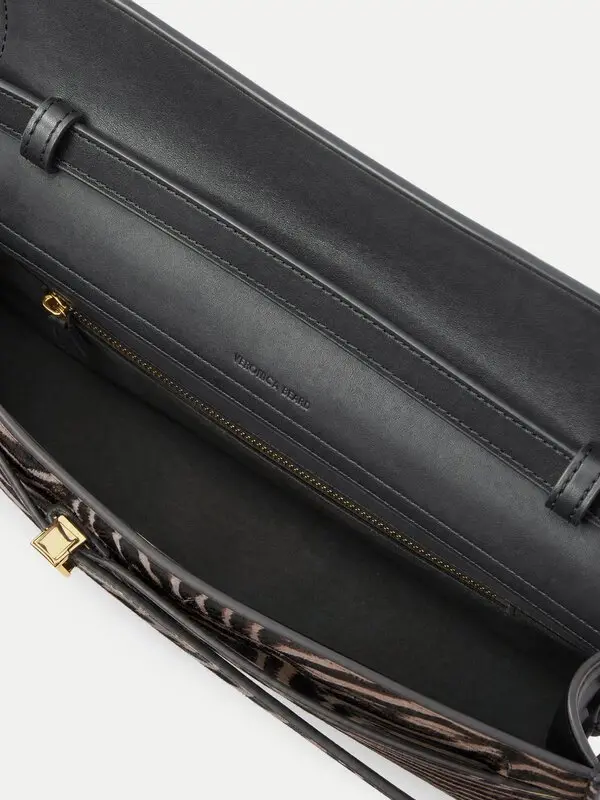 Veronica Beard Zebra Dash Clutch