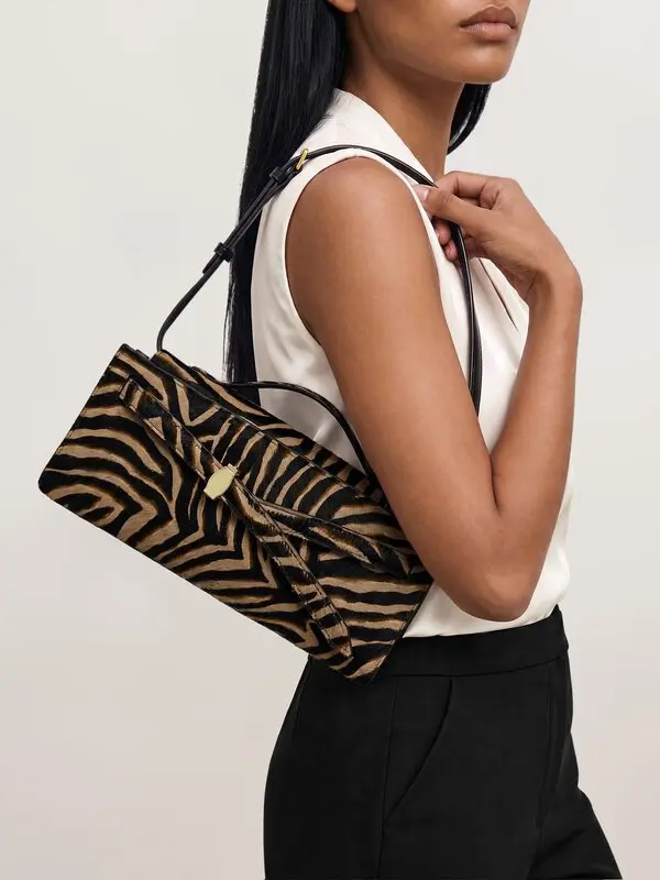 Veronica Beard Zebra Dash Clutch
