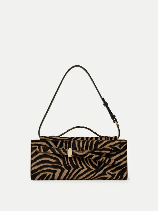 Veronica Beard Zebra Dash Clutch