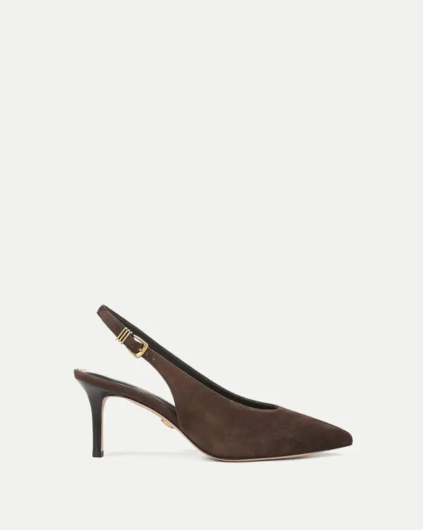 Veronica Beard Luciana Slingback Heel - Espresso