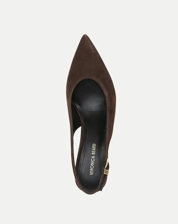 Veronica Beard Luciana Slingback Heel - Espresso