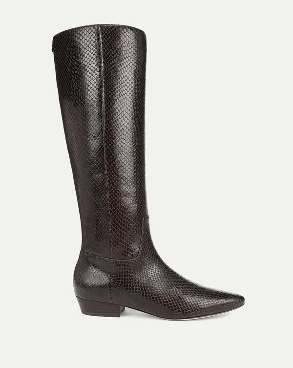 Veronica Beard Gabrielle Tall Boot - Espresso